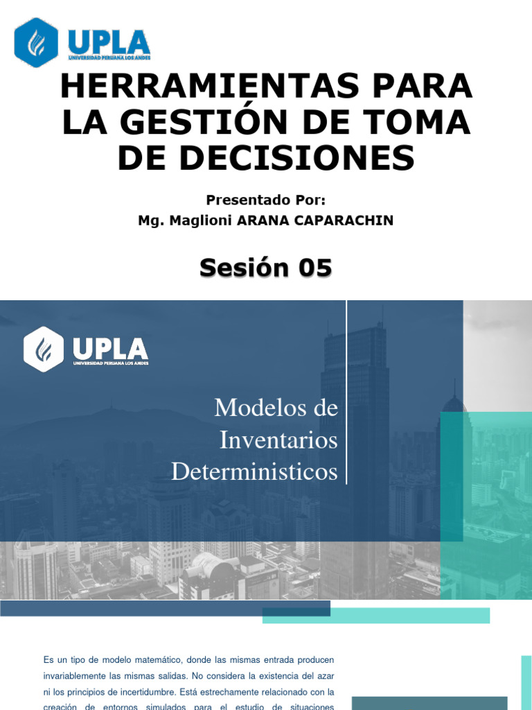 S5. HGTD Teoría - Modelos Determinísticos | PDF | Matemáticas Aplicadas