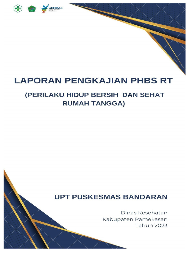 Laporan Pengkajian PHBS RT Tahun 2023 | PDF