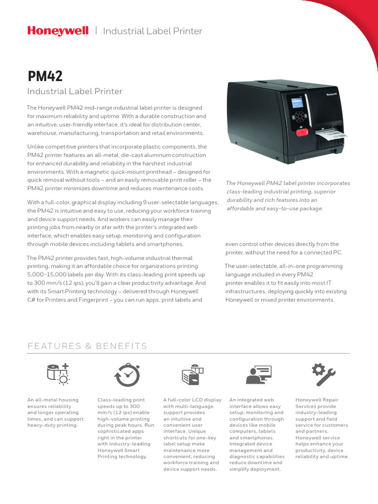 pm42 | PDF | Printer (Computing) | Internet Protocols