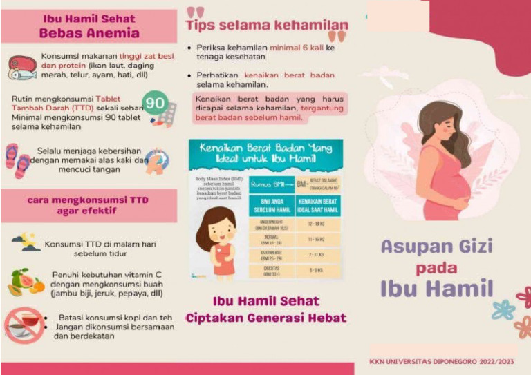 Leaflet Gizi Ibu Hamil | PDF