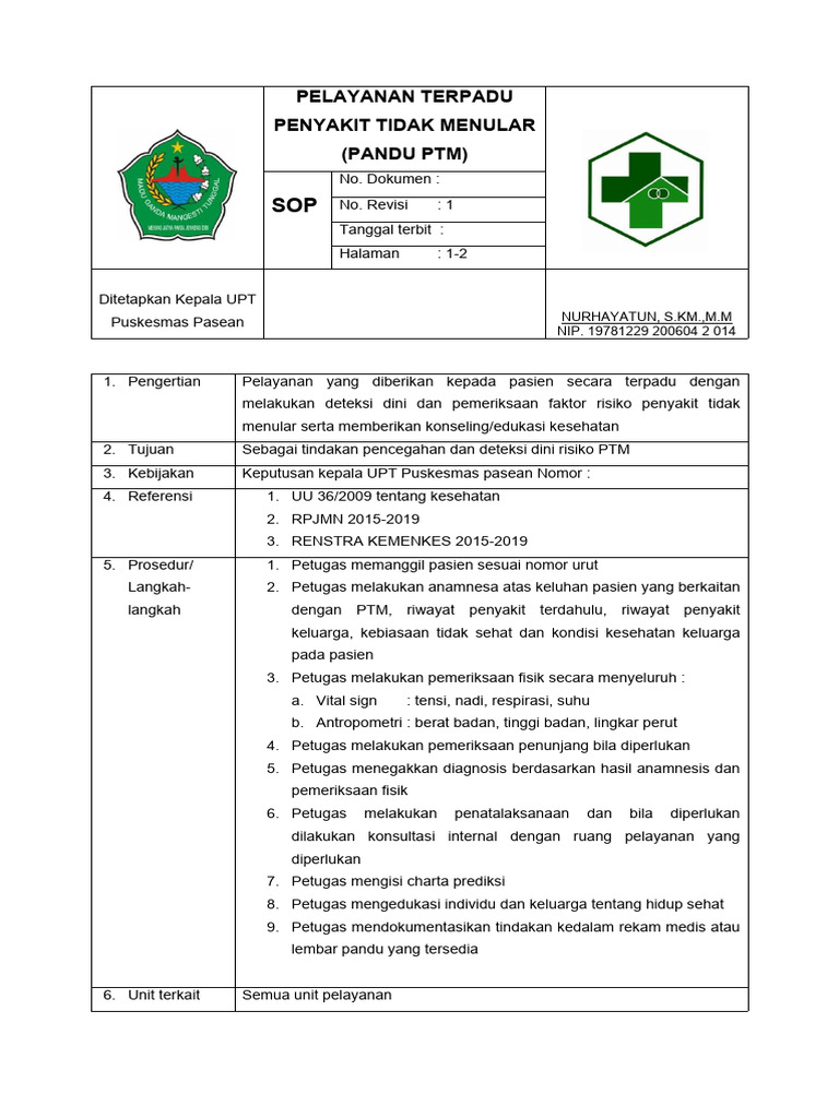 Sop Pandu | PDF | Pengembangan Diri | Kesehatan Holistik