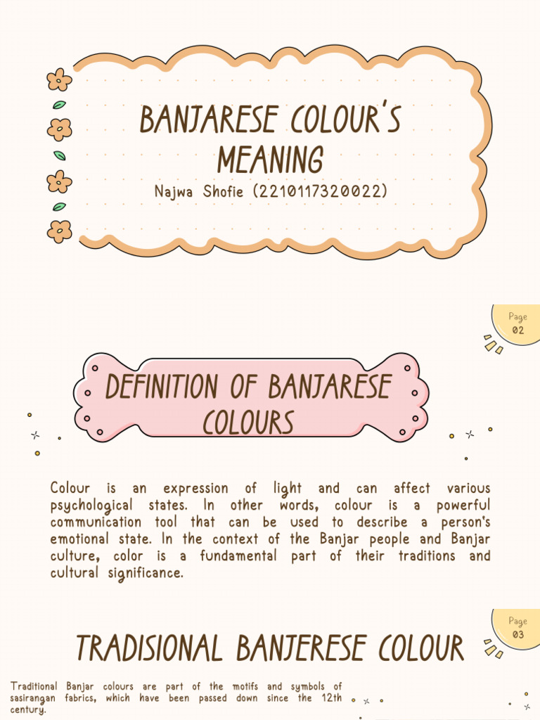 Banjarese Colours Meaning | PDF