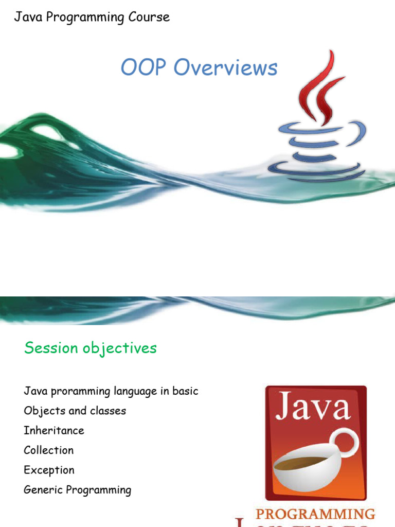 Java Programming Basics & OOP | PDF