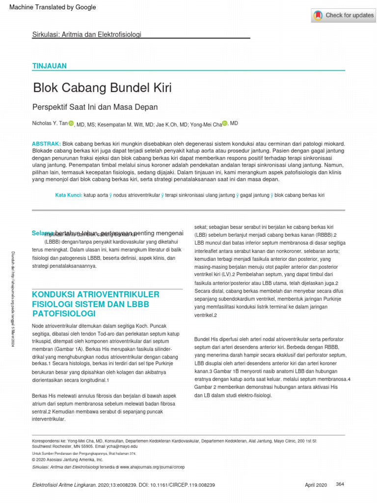 Left Bundle Branch Block (1) | PDF