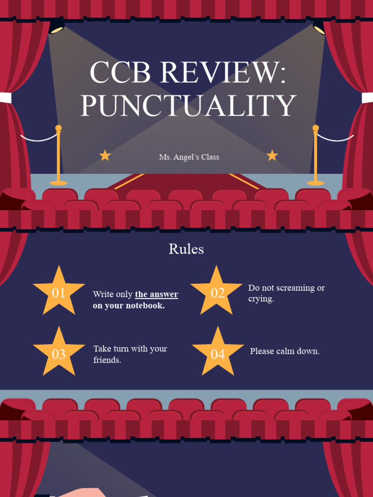 CCB Review - Punctuality + Answer Keys | PDF | Bible Content | Jesus