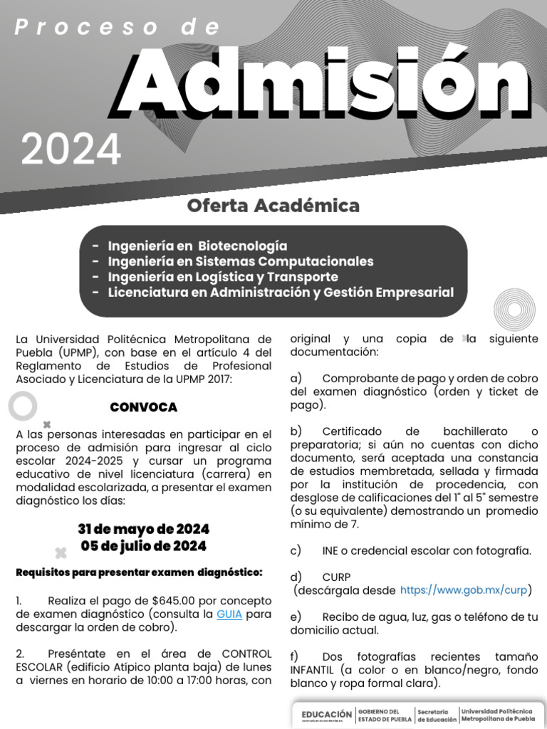 Convocatoria-UPMP | PDF