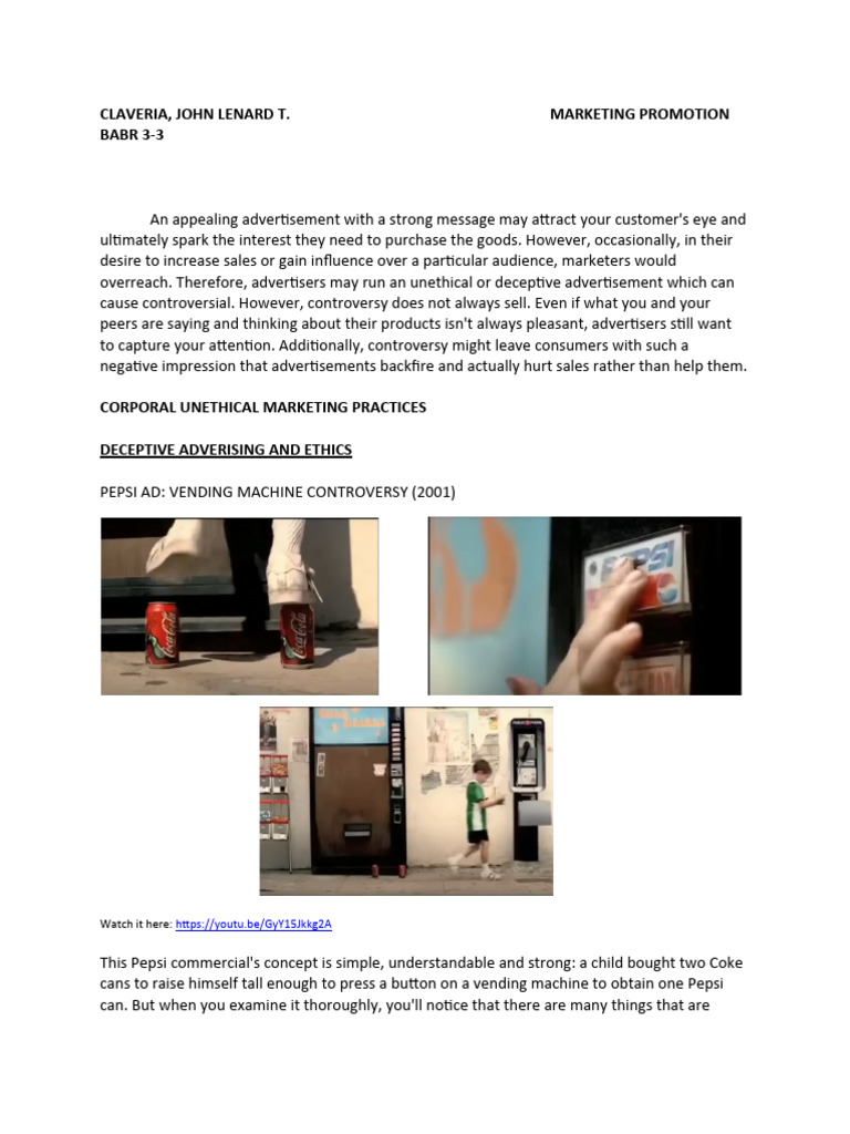 Claveria - Babr 3-3 - MP - Act 1 | Download Free PDF | Advertising | Apple Inc.