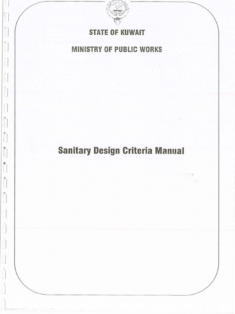 MPW Se Manual | PDF | Sanitary Sewer | Water And The Environment