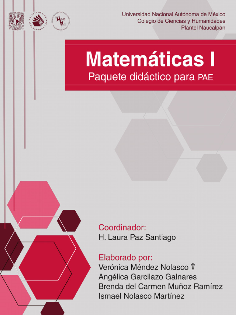 Paquete Didactico Pae Matematicas I | PDF | Números | División ...