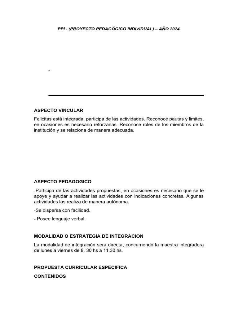 Ppi 2024 | PDF | Escritura | Vocal