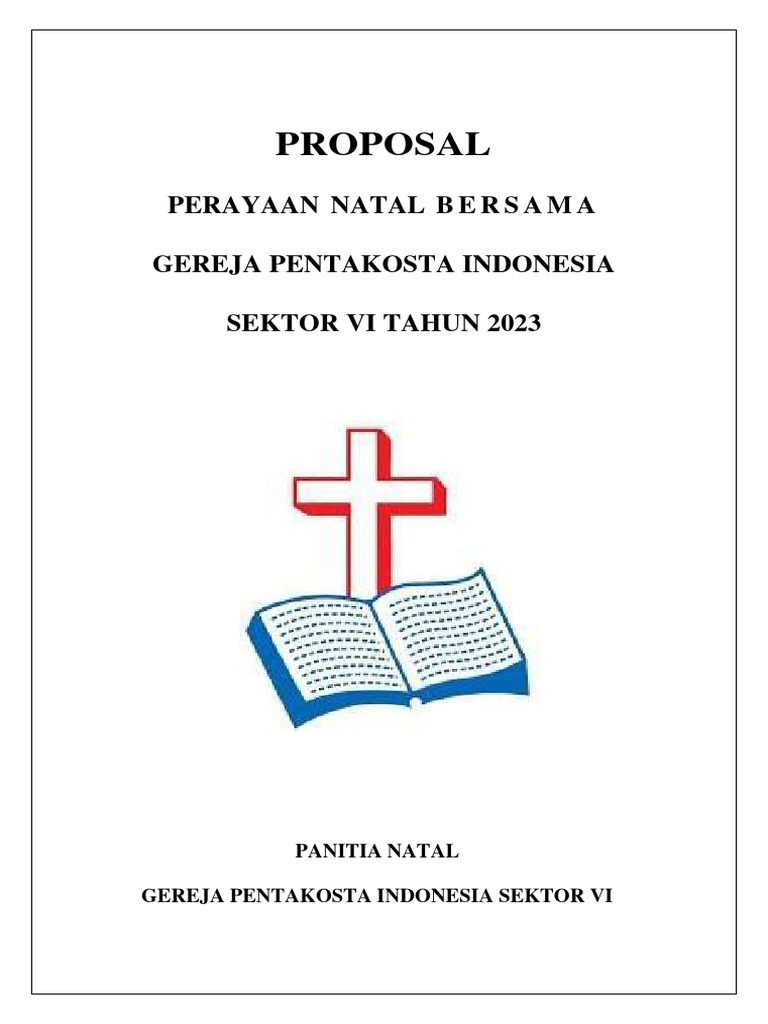 Proposal Natal GPI Sektor VI 2023 | PDF