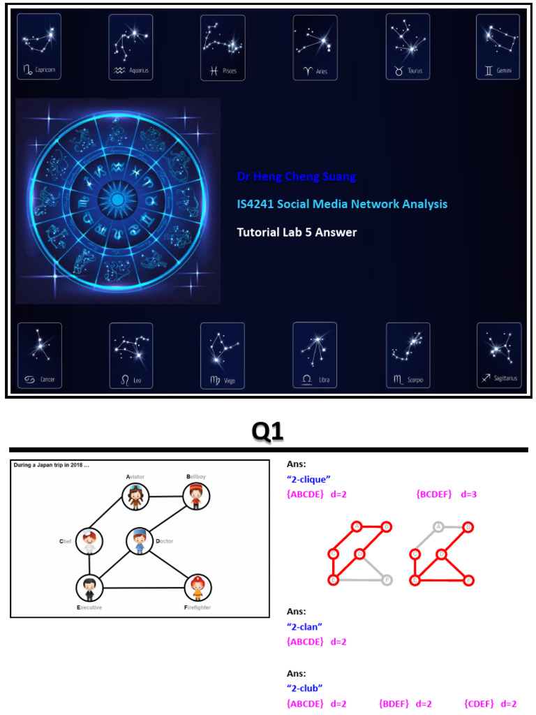 Social Media Network Analysis | PDF