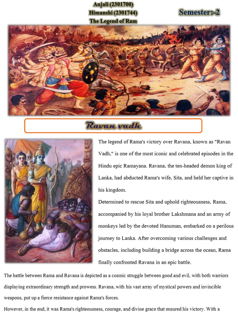 Ravan Vadh 1 | PDF