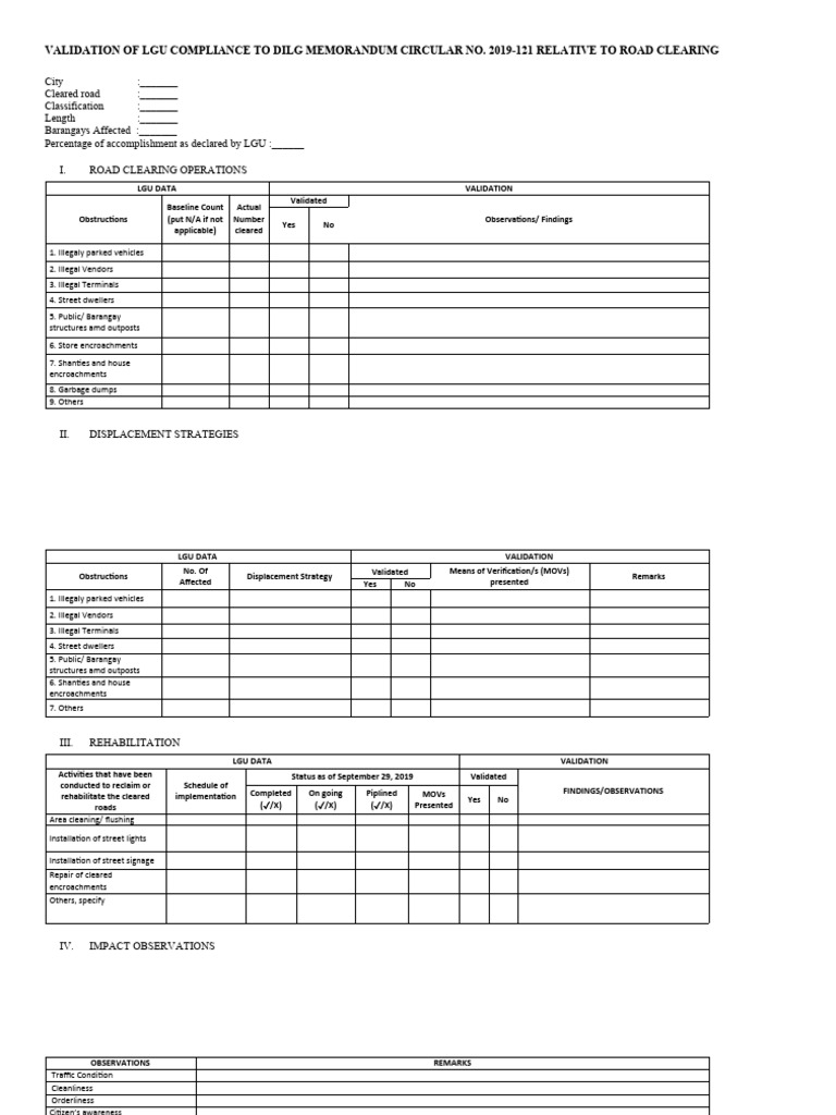 road clearing mc 2019 121 | PDF