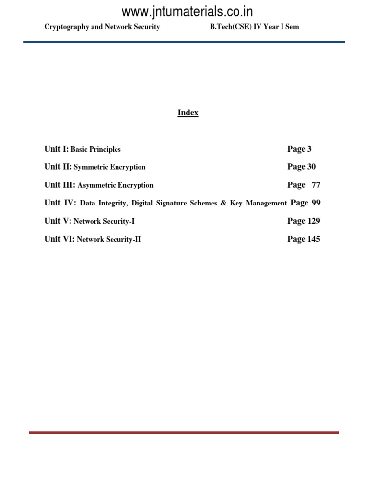 Unit1 MATERAIL | PDF | Group (Mathematics) | Encryption