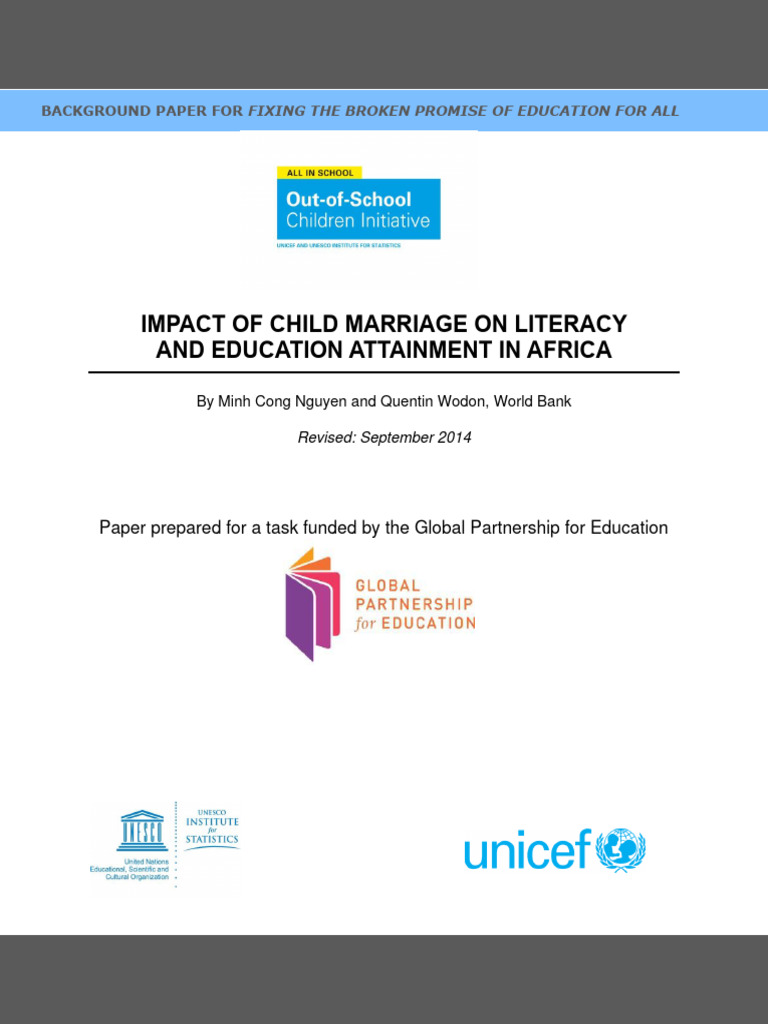 Paper OOSCI Child Marriage Literacy Education 2014 en | PDF ...