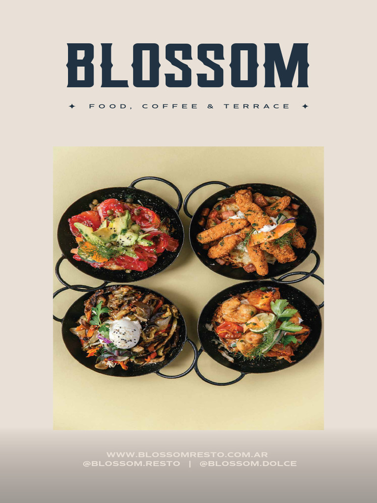 Menu Blossom San Isidro | PDF | pesto | ensalada