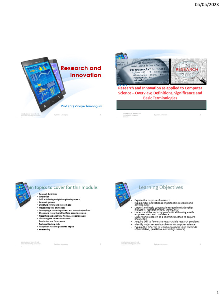 Lecture 1 - Intro, Overview and Significance | PDF | Methodology | Science Lecture 1 - Intro, Overview and Significance | PDF | Methodology | Science
