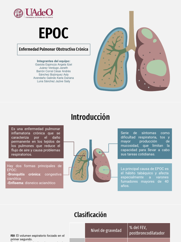 Guía Completa sobre EPOC y Tratamientos | PDF | Enfermedad pulmonar ...