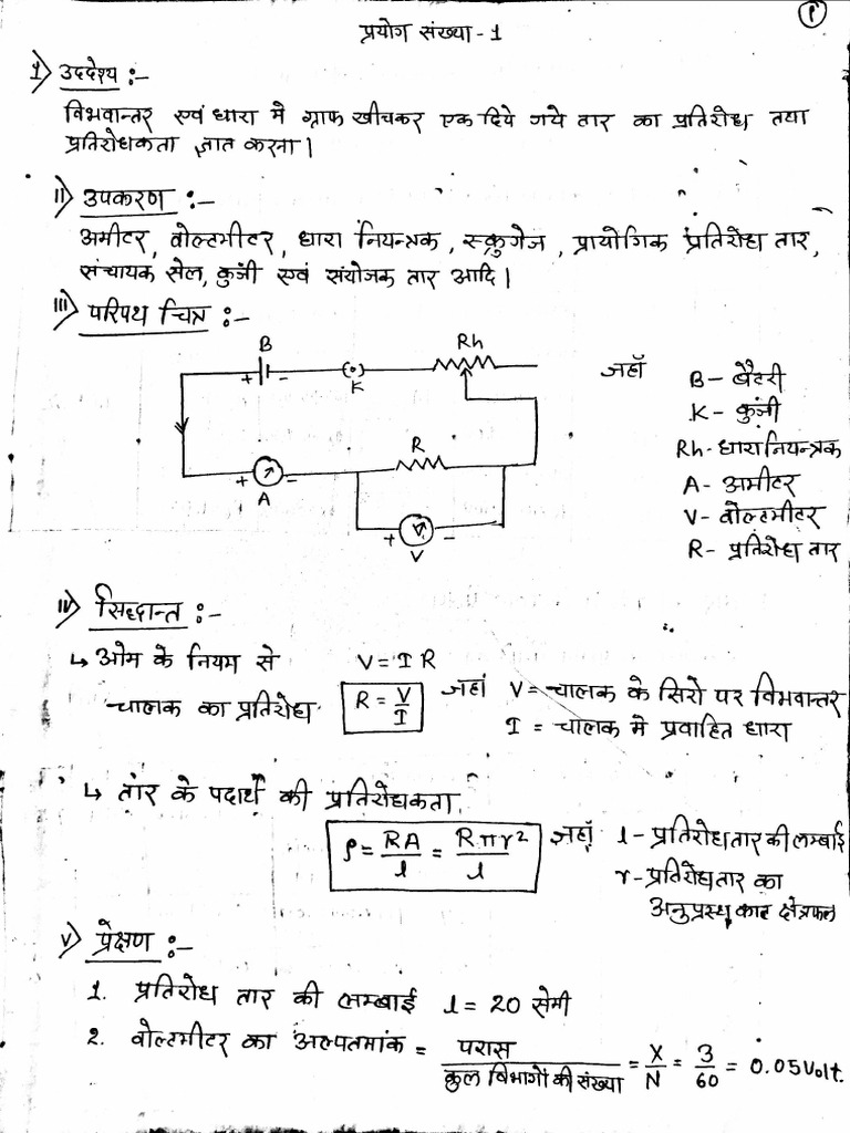 12 Physics Practical | PDF