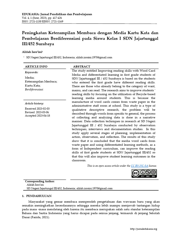 274-Article Text-700-1-10-20230418 | PDF | Karier & Perkembangan
