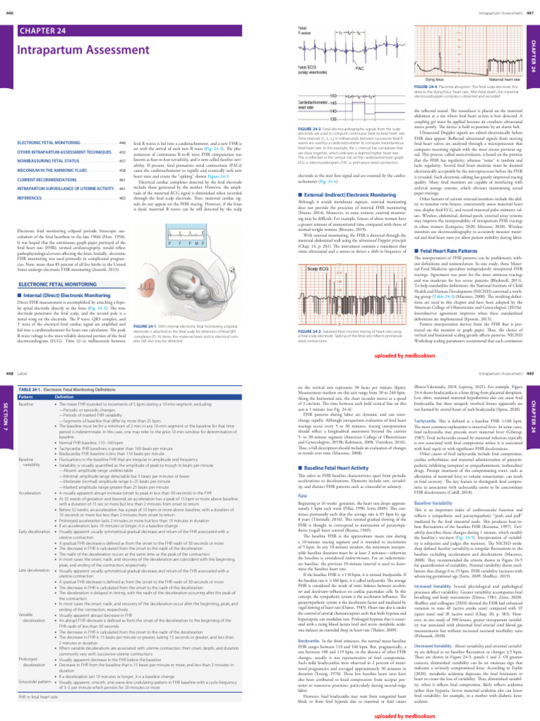 3 OB Intrapartum Assessment 4in1 | PDF | Heart Rate | Electrocardiography