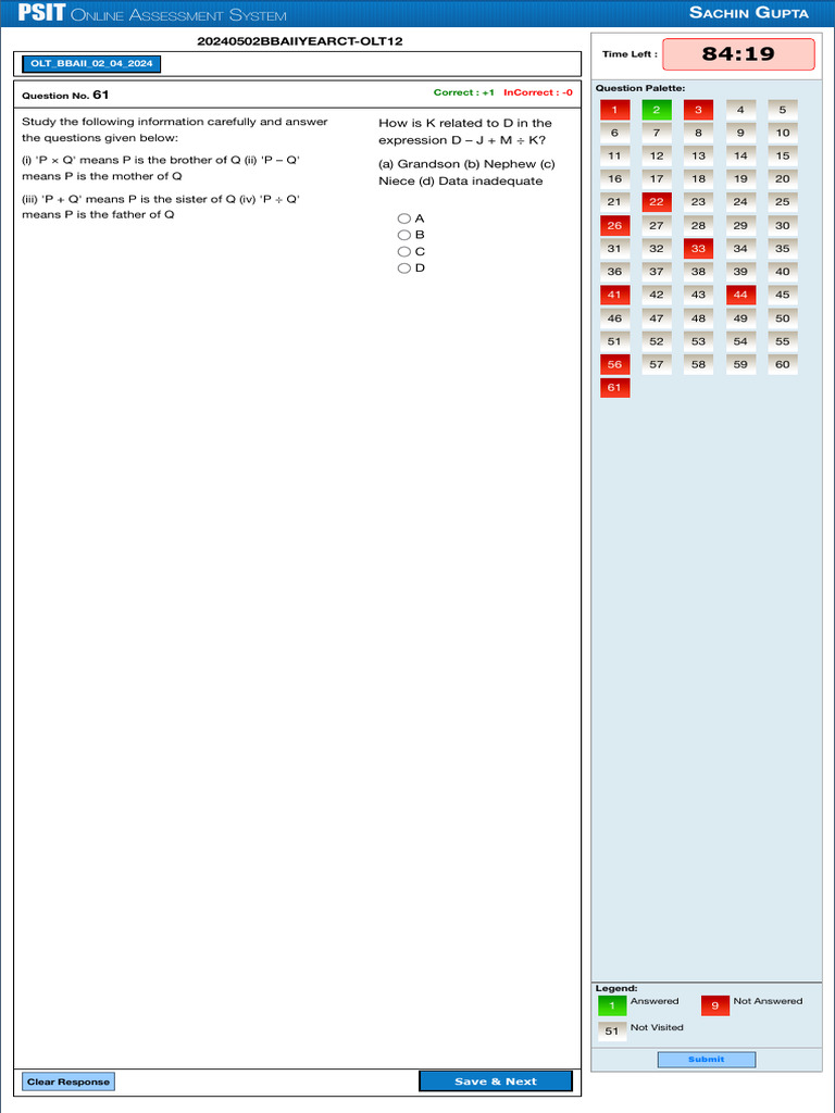 PSIT Online Assessment System | PDF
