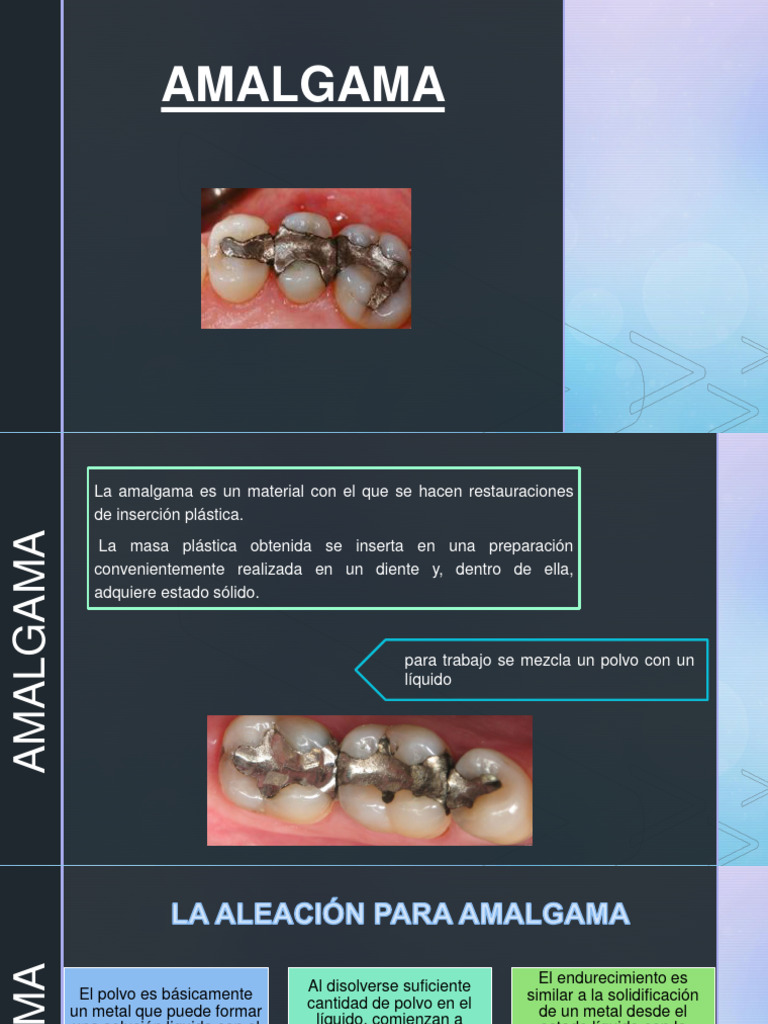 Amalgama Dental | PDF | Mercurio (Elemento) | Aleación