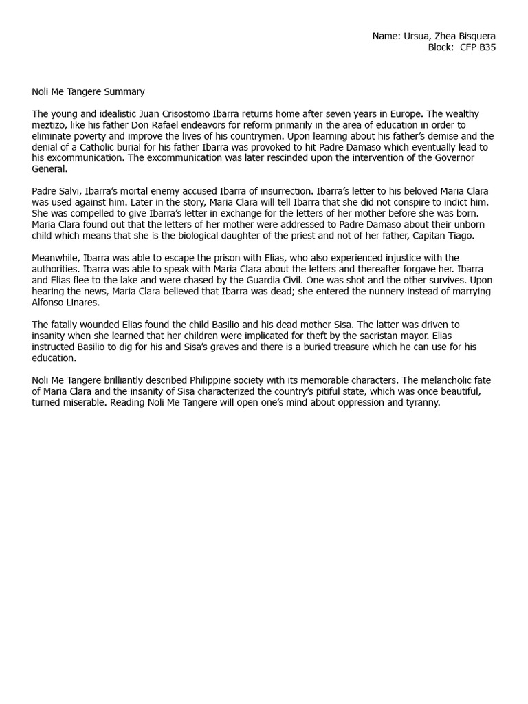 Rizal Assignment | PDF