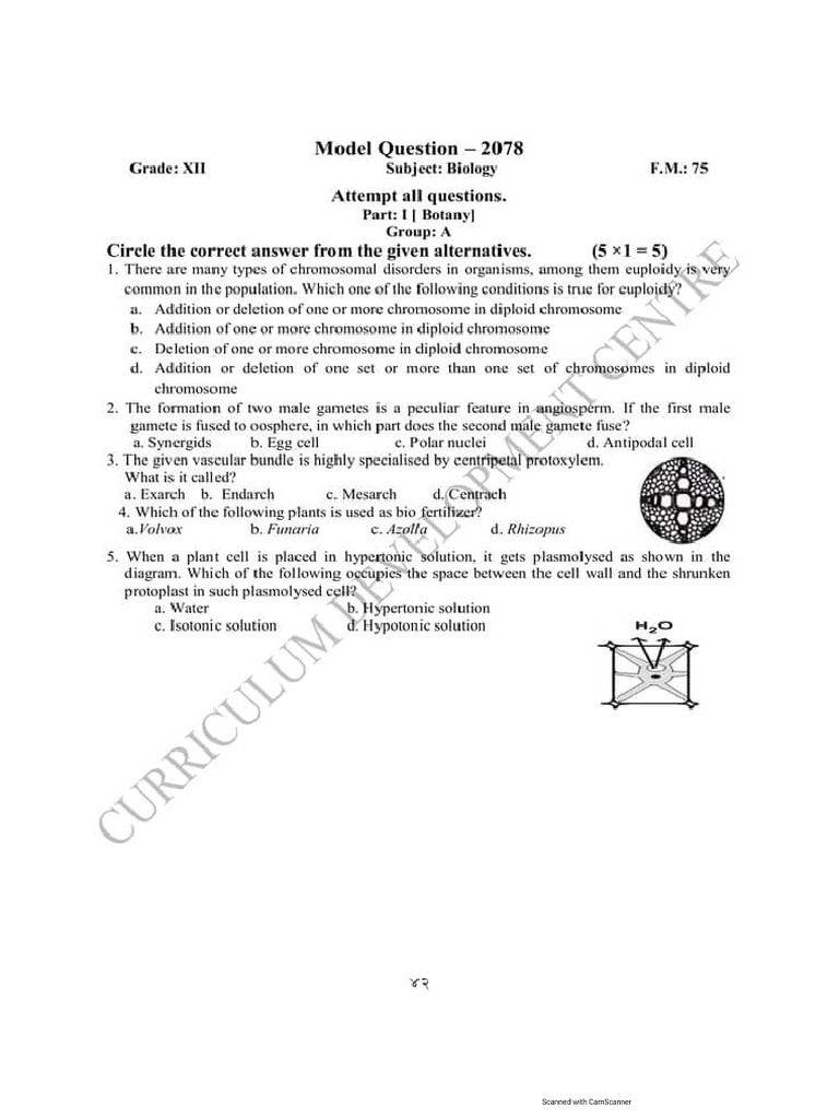 Biology - CDC 2078 | PDF