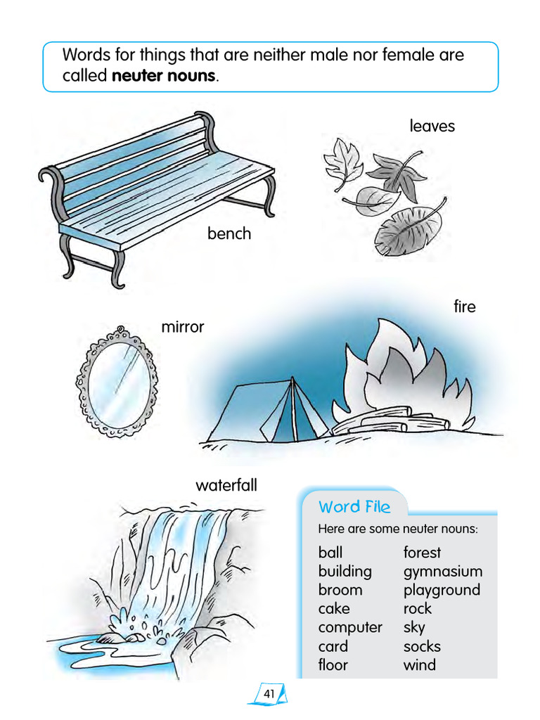 Masculine-Feminine Nouns-5-7 | PDF | Grammatical Gender | Syntax