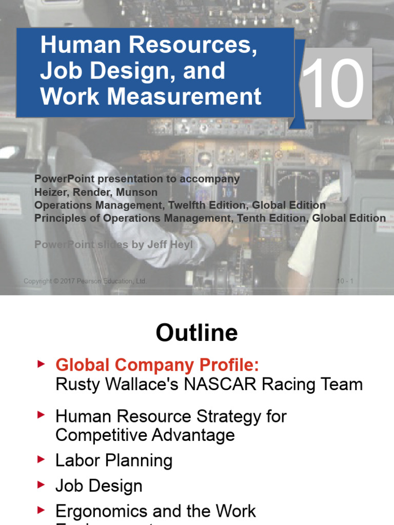 Chapter10 Heizer HR Final (1) | PDF | Sample Size Determination | Standard Deviation