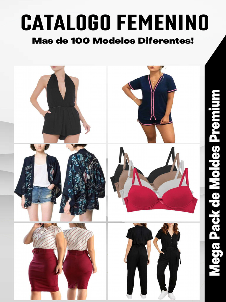 Catalogo de Moldes Completo - Compressed | PDF | Vestir | Traje de baño