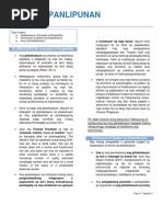 Globalisasyon Perspektibo at Pananaw | PDF