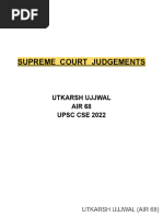 Landmark Supreme Court Judgments 2025 | PDF | Judiciaries | Justice