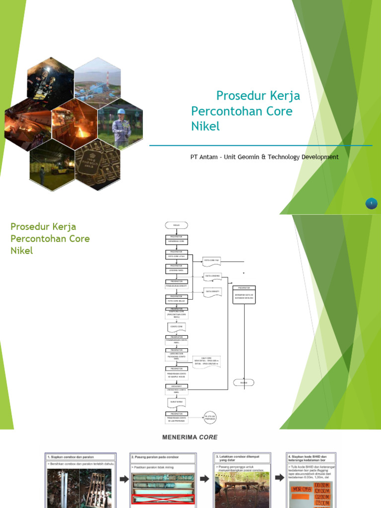 Nikel Core Sampling and Drill Log Procedures | PDF