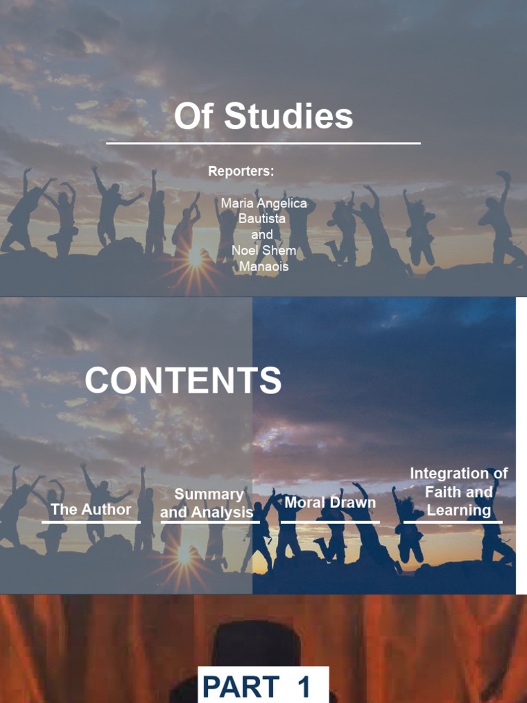 Of Studies WPS Office | PDF | Francis Bacon | Wisdom