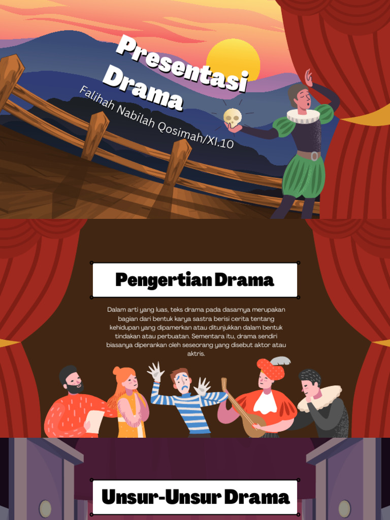 Colorful Illustrative Types of Theatre Productions Presentation (2) | PDF