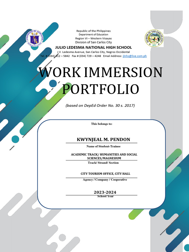 WORK - IMMERSION - PORTFOLIO - 1 1 9 Autosaved | PDF | Job Interview ...