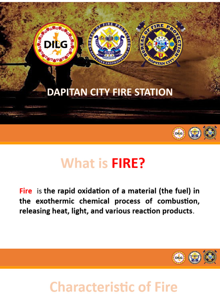 Fire Safety Guide: Dapitan City Fire Station | PDF | Fires | Combustion