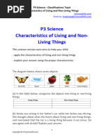 PSLE Science Sketchnotes | PDF | Flowers | Pollination