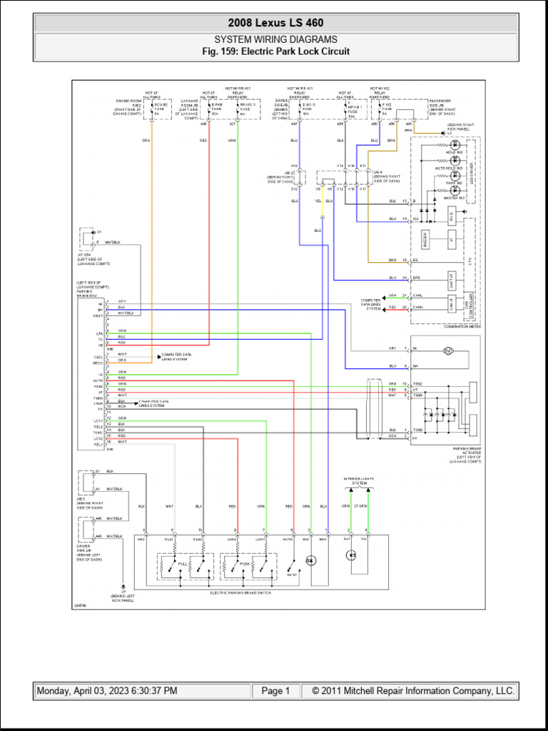 Electric Park Lock-01-01 | PDF | Computers | Technology & Engineering