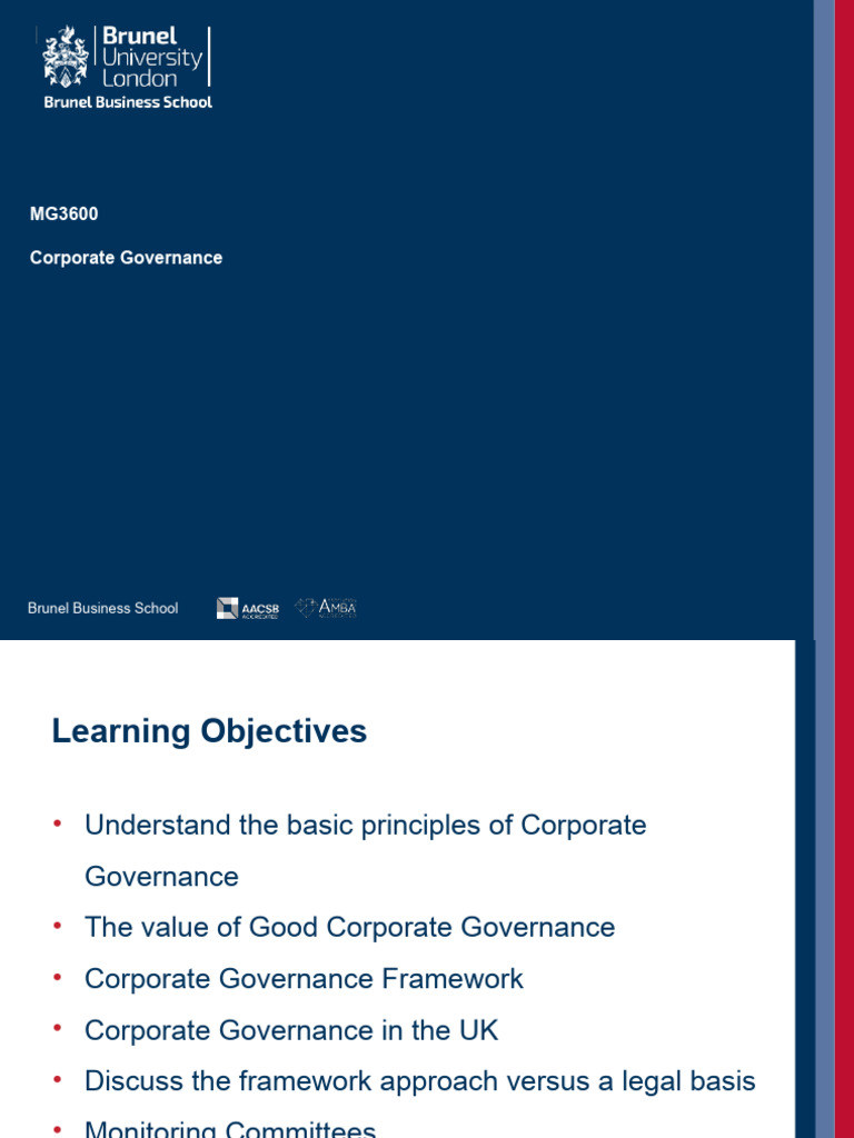 Corporate Governance | PDF | Corporate Governance | Governance