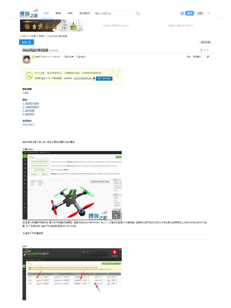 Cleanflight 基本設置 | PDF