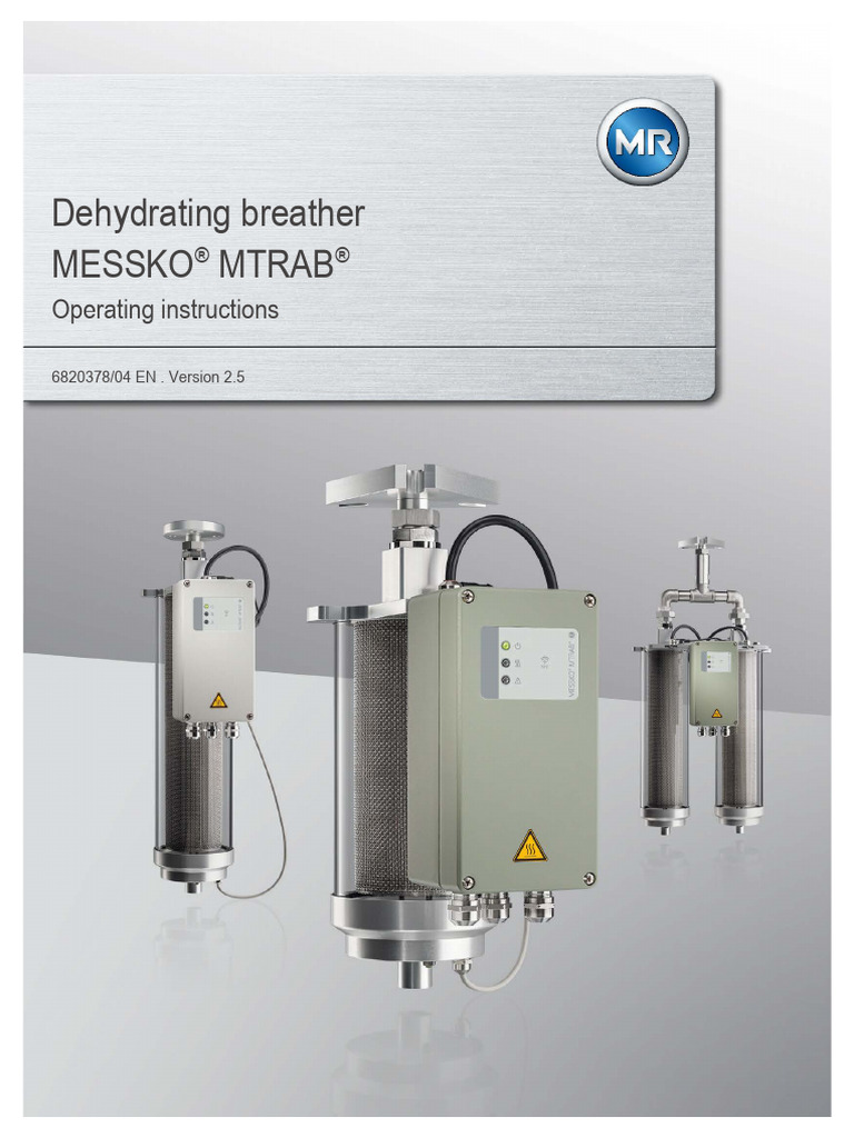 MESSKO® MTRAB® 2 5 Operating Instructions 6820378 04 en | PDF | Relay ...