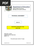Sepedi HL P2 Grade 12 Memo Mid Year 2024 15052024 Final | PDF