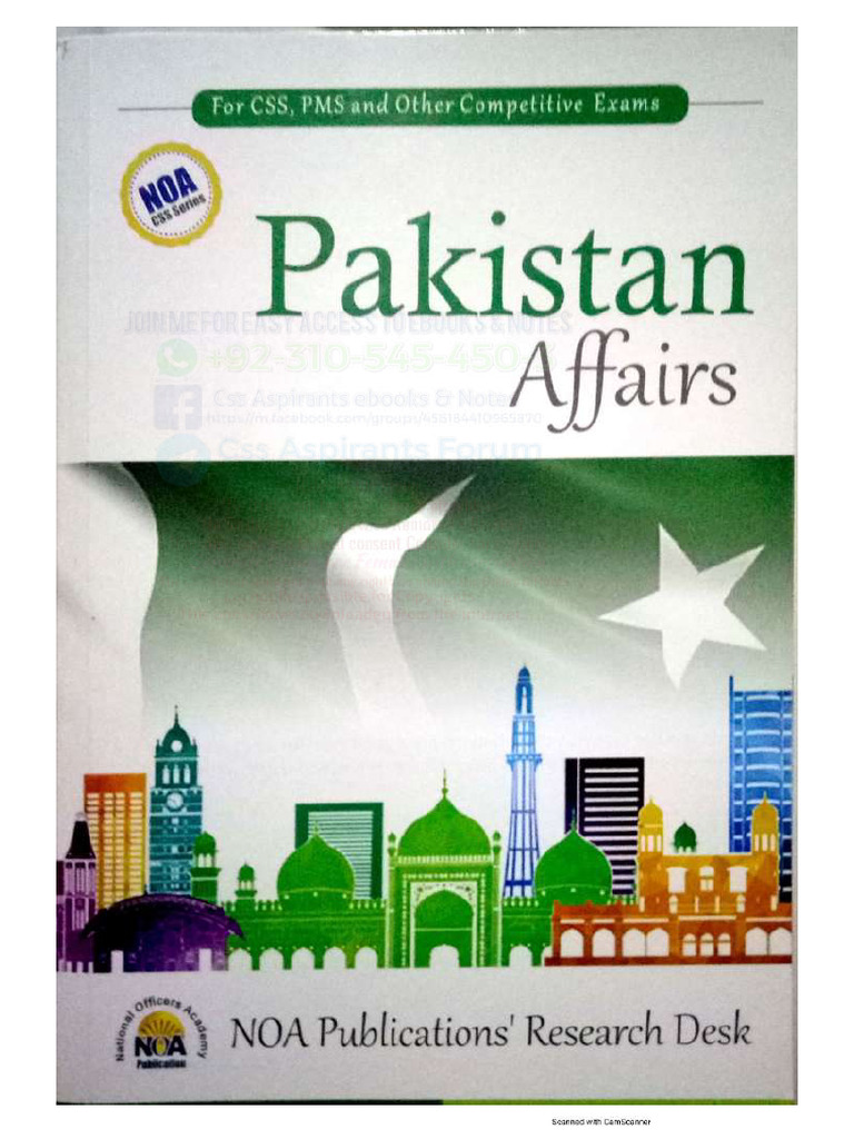 Noa Pakistan Affairs-Reduced | PDF
