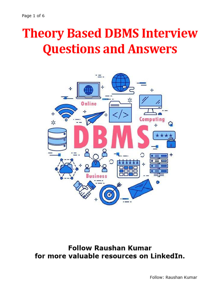 Swipe? DBMS Interview QnA ? ?? | PDF | Relational Database | Databases