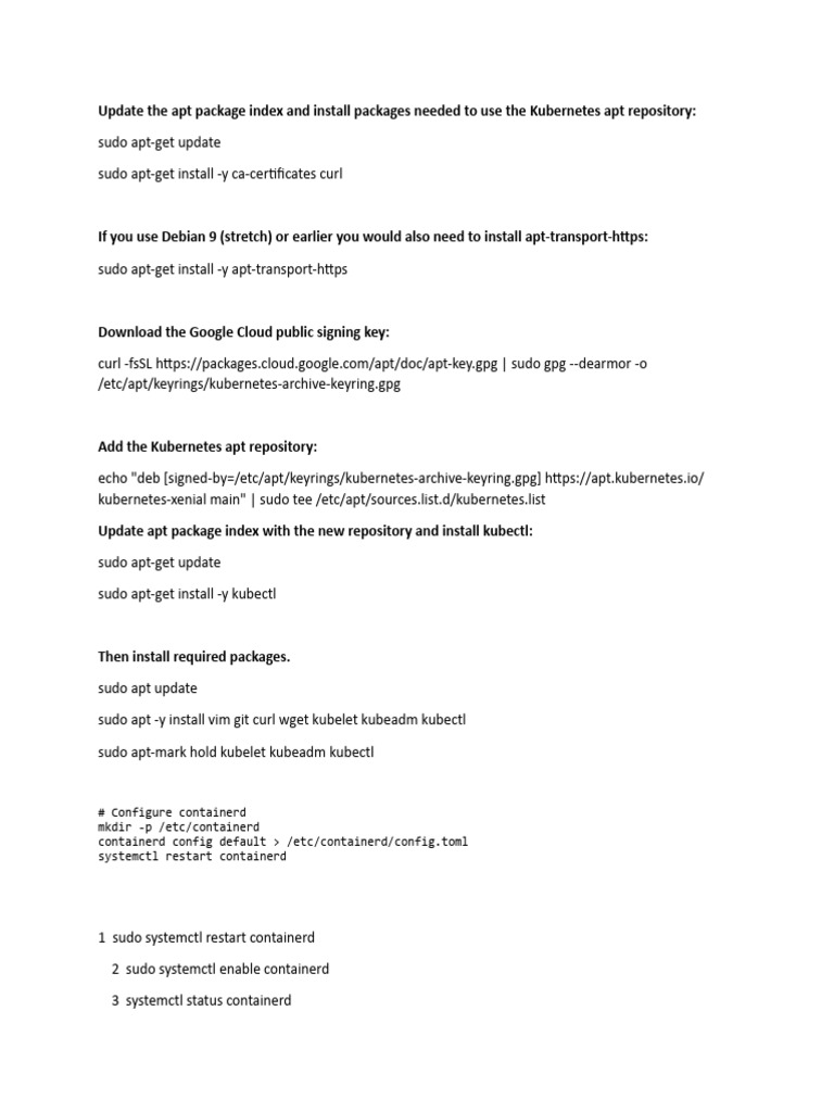 Update The Apt Package Index and Install Packages Needed To Use The ...