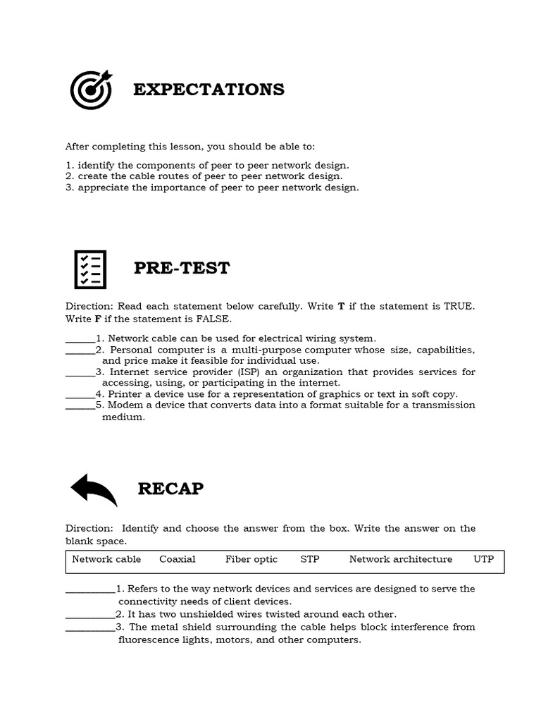 q4 m3 Css Css10!23!24 Cable Routes p2p | PDF | Computer Network | Modem